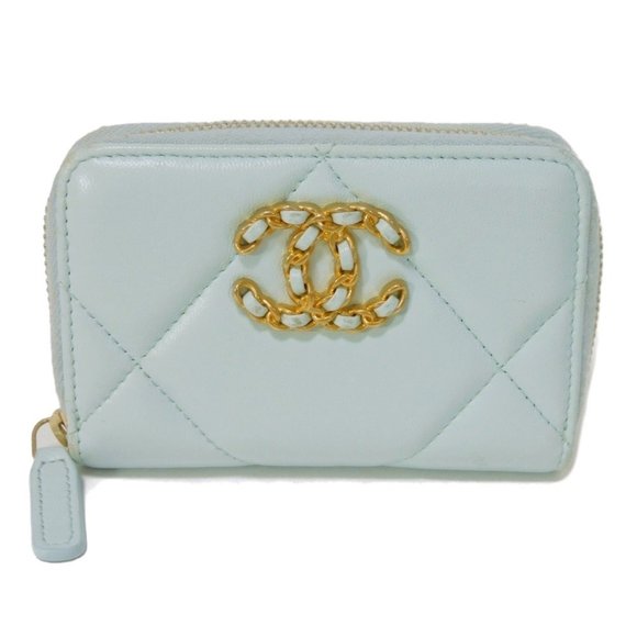 CHANEL | Accessories | Chanel Coin Case 9 Zip Purse Cc Mark Pastel 3 ...
